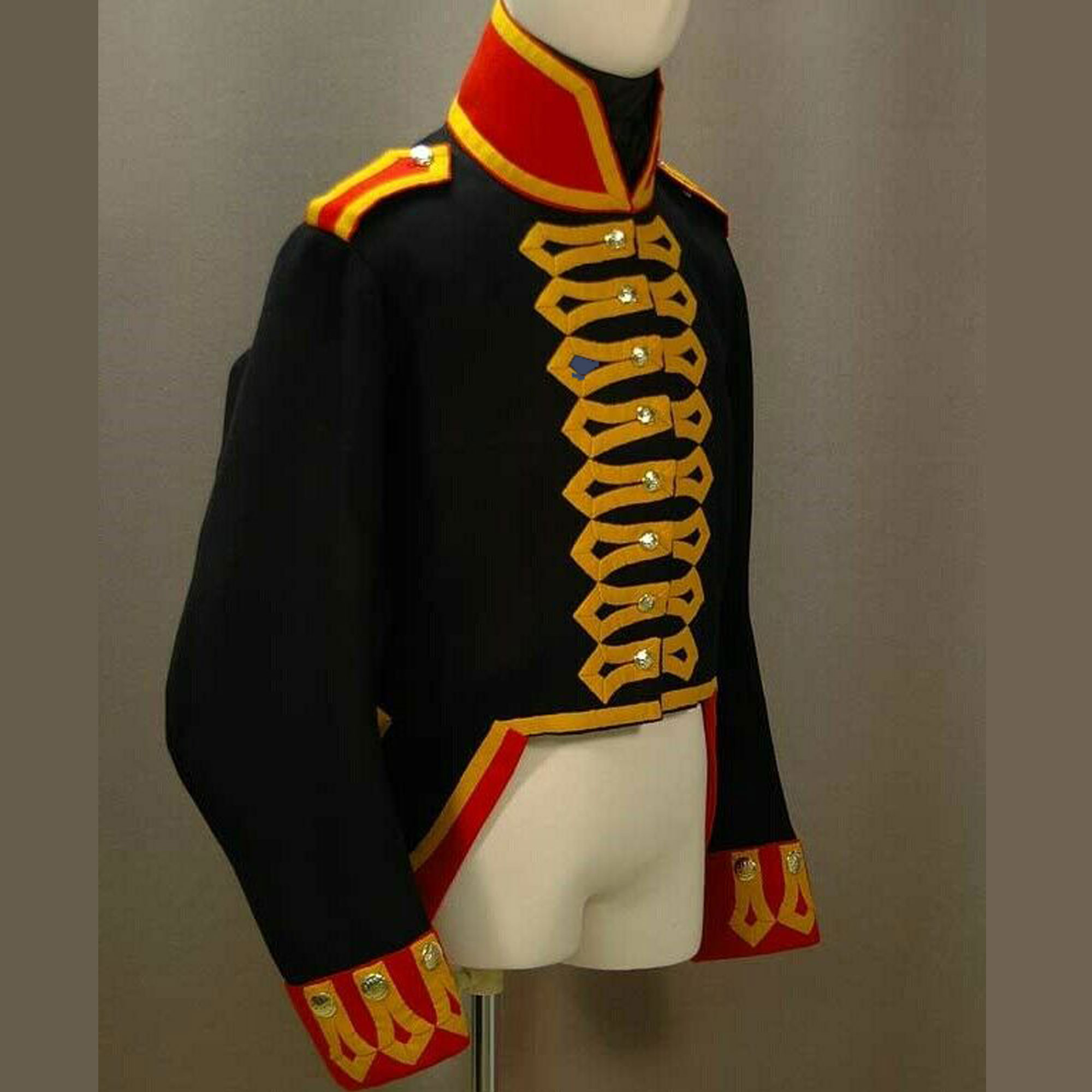 Buy New Black Gold British Royal Artillery Gunner Officer Jacket ...