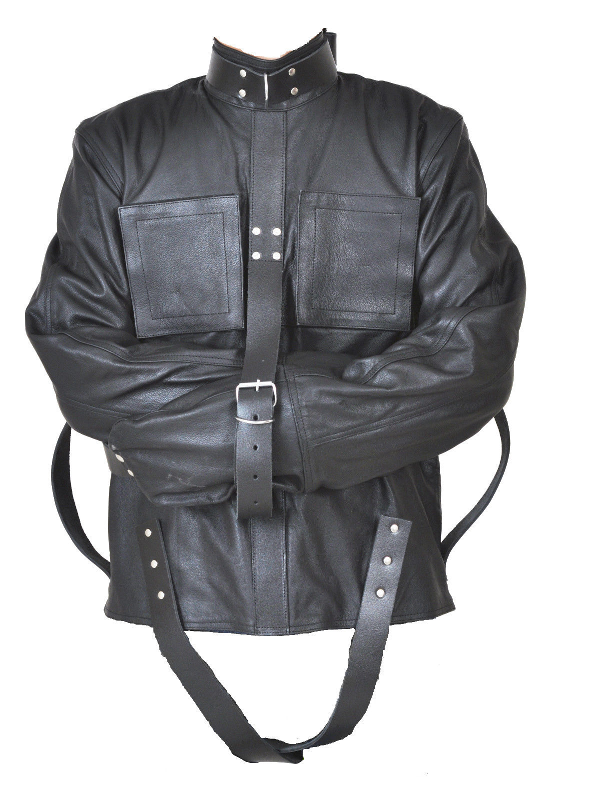 Buy Real Leather Heavy Duty Straight Jacket Straight Jacket - Hussar ...