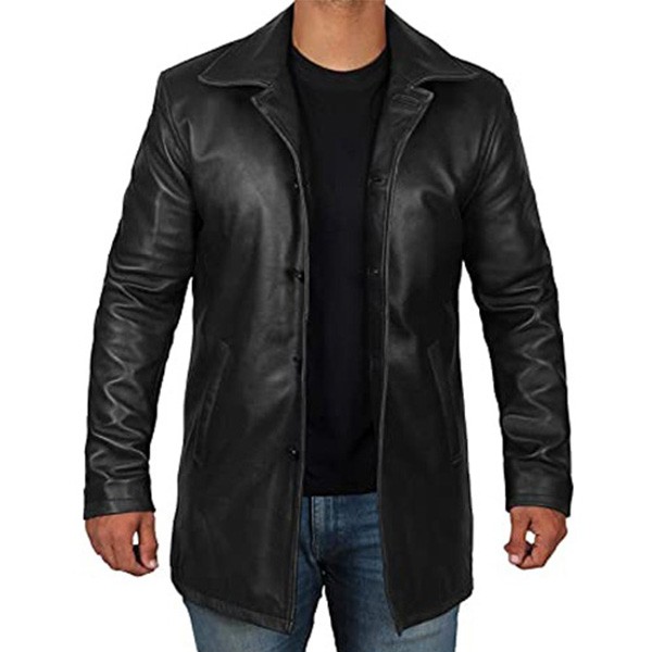 Buy Men's Black Pure Leather Jacket - Hussar Jackets