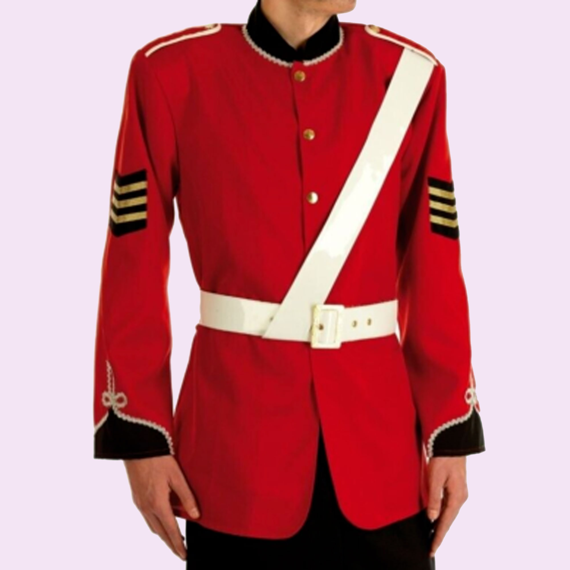 Buy New British Boer War Soldier Costume Men's Fancy Red Wool Coat ...
