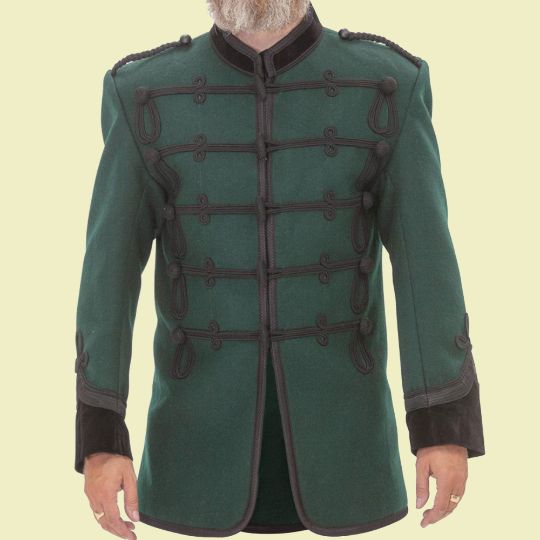 Buy Man,s fashion braided jacket,British Army officer wool Jacket ...
