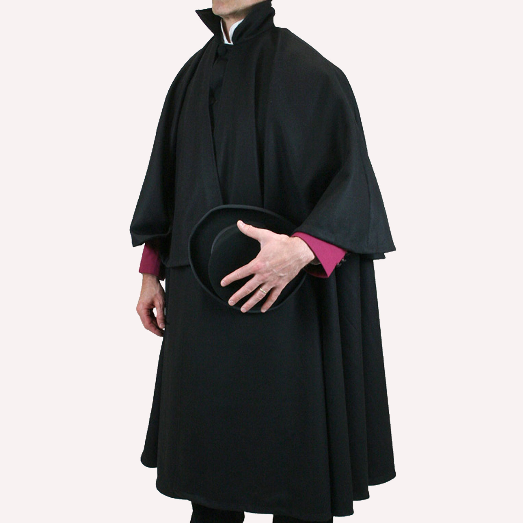Buy Men's Black Inverness Cape, Men's Christmas coat - Hussar Jackets