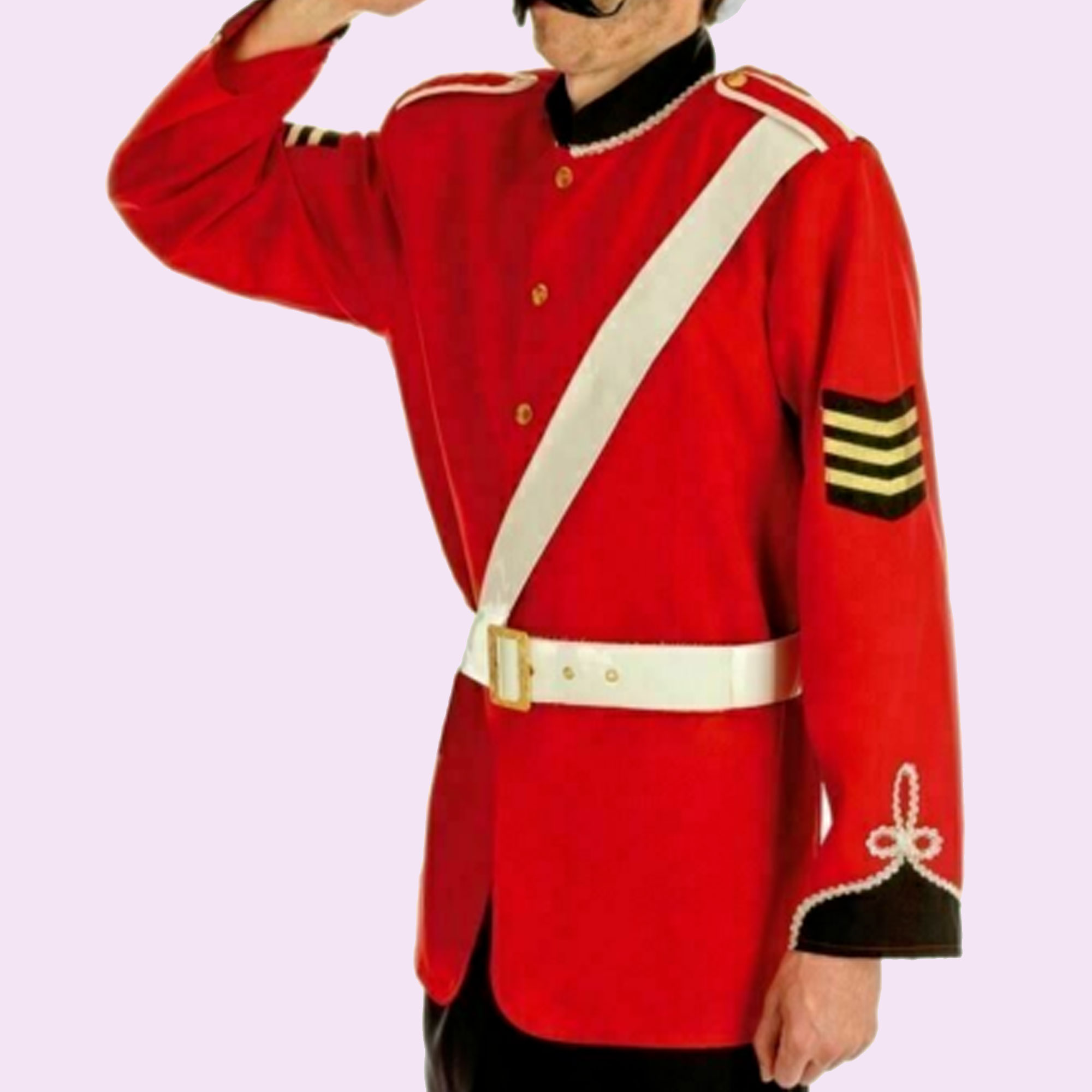 Buy New British Boer War Soldier Costume Men's Fancy Red Wool Coat ...