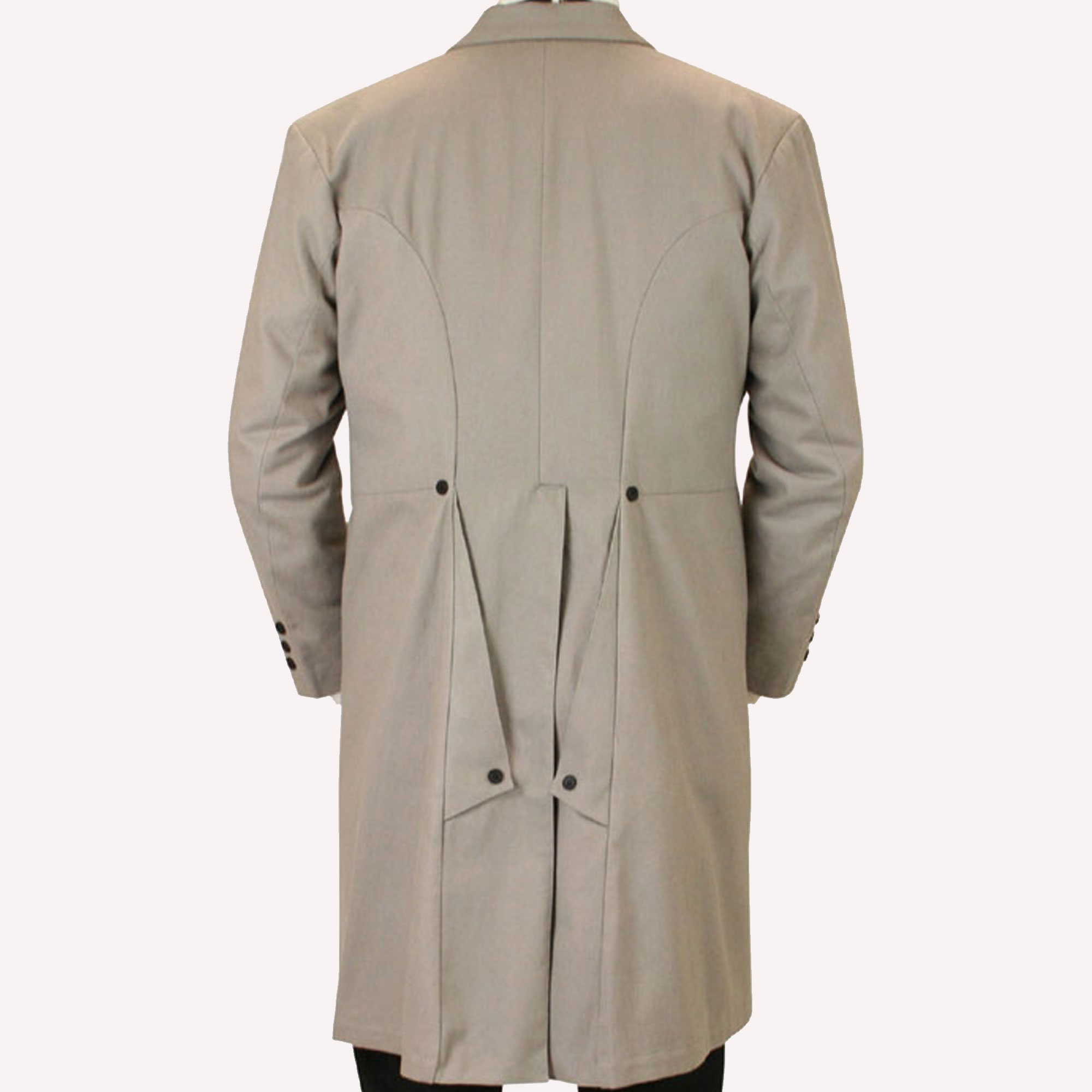 Buy Men's Long Coat Cotton Frock Coat ,Christmas Inverness coat, Men's ...