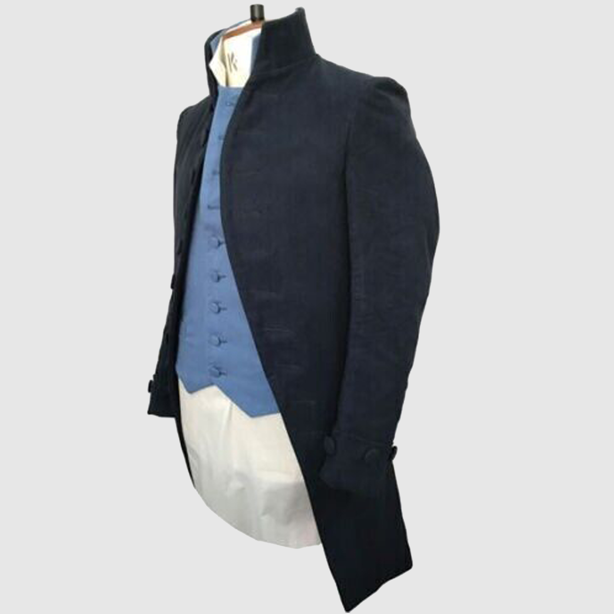 Custom Brown Wool Regency Coat – Sovereign Look - Hussar Jackets