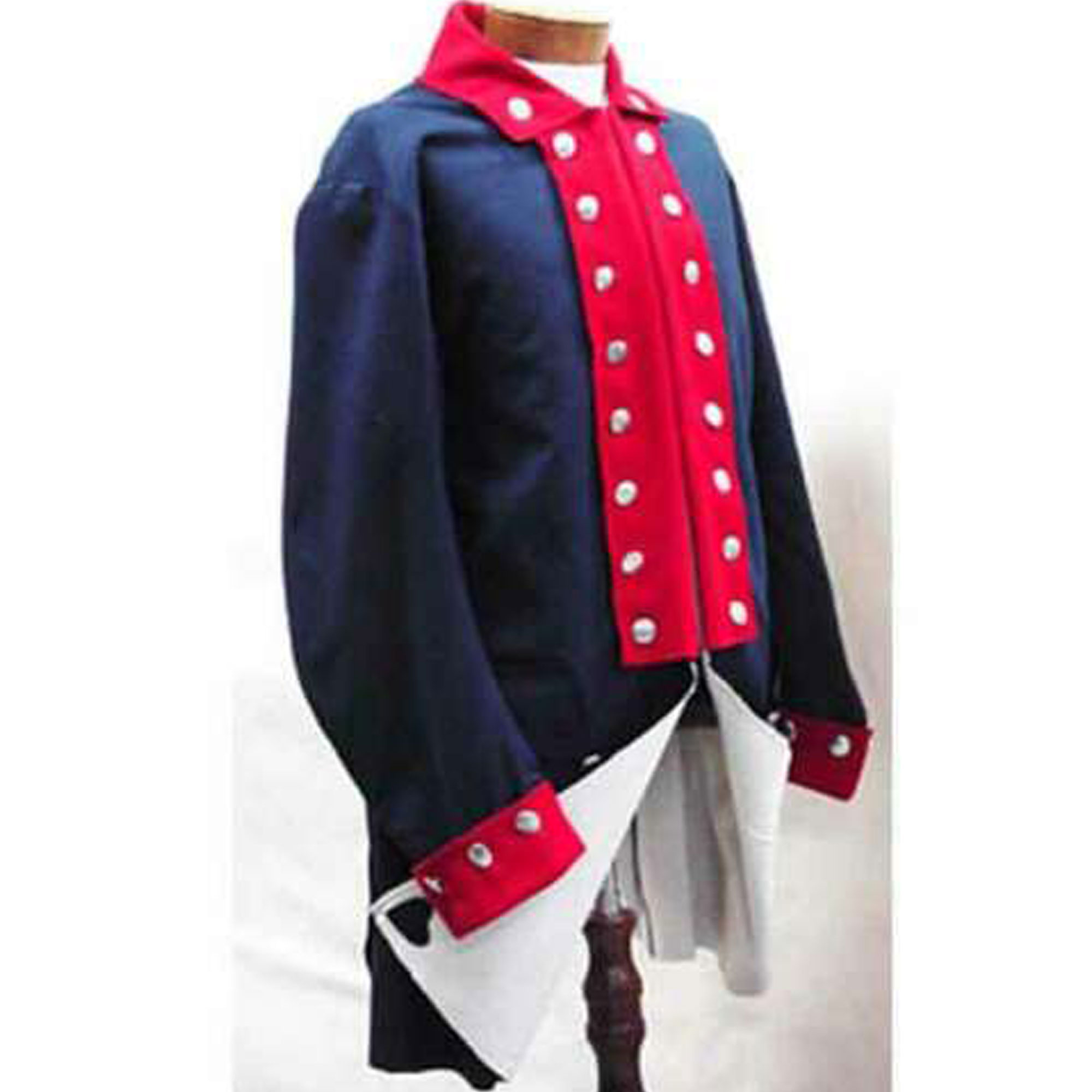 Buy New Men Navy Blue Regimental Coat American Frock Jacket - Hussar ...