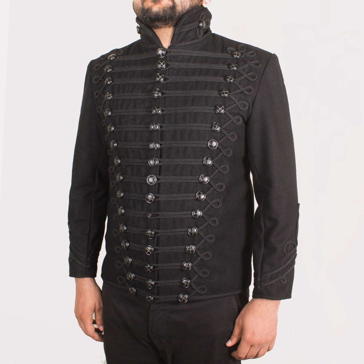 Buy Military fashion civil war jacket,Hussars Pelise (Plain) , British ...