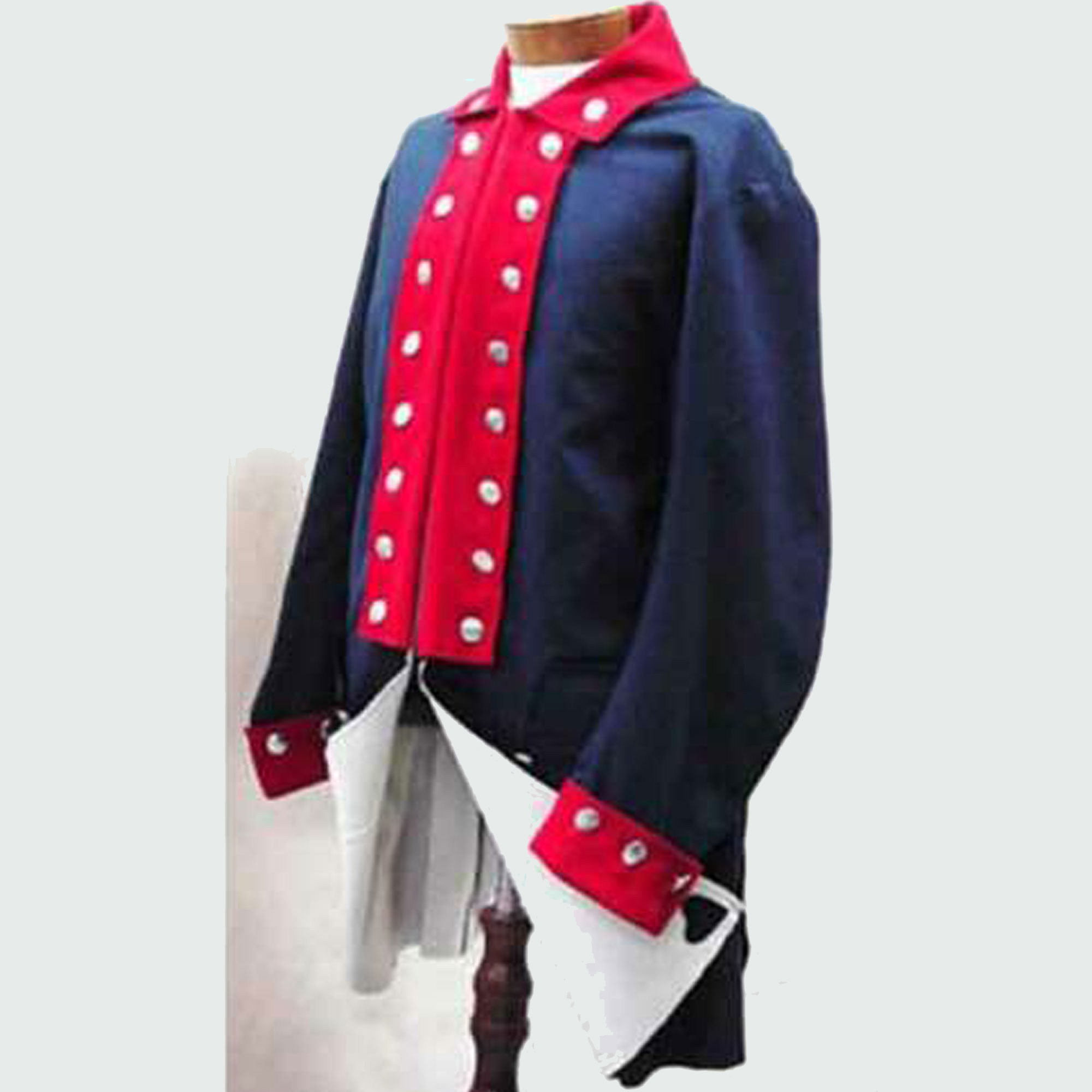 Buy New Men Navy Blue Regimental Coat American Frock Jacket - Hussar ...