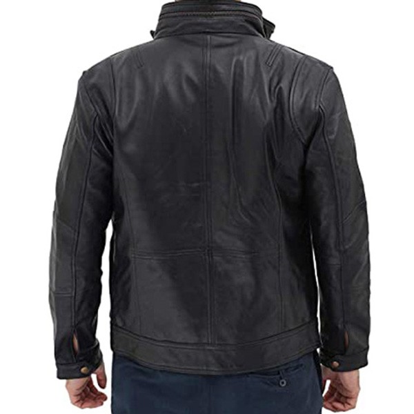Buy Men's Classic Black Leather Motorcycle Jacket - Hussar Jackets