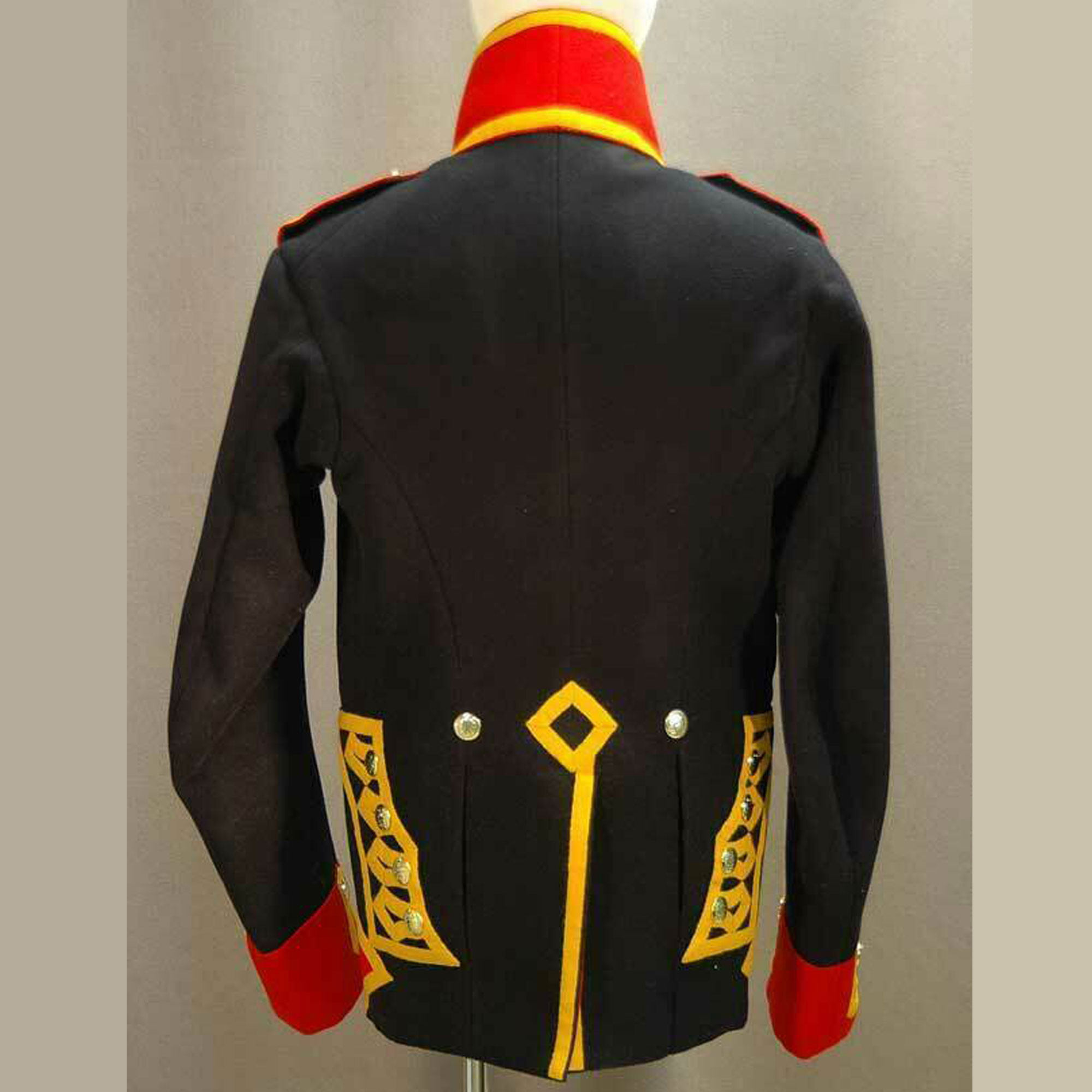 Buy New British Artillery Gunner Officer Royal Black Gold Wool Jacket ...