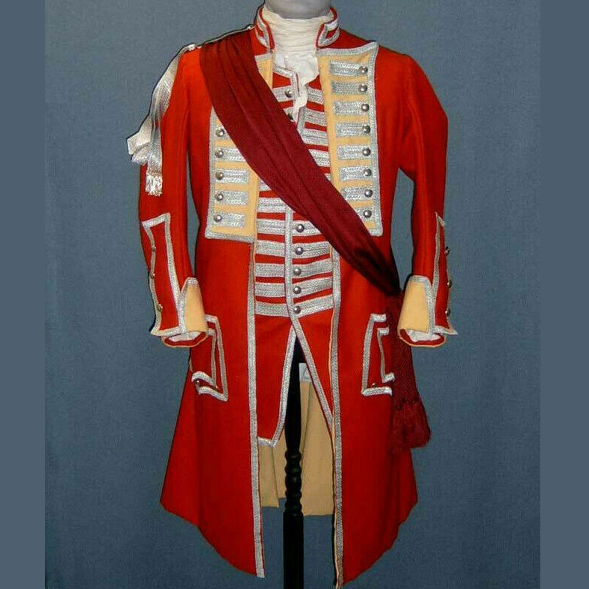 British General Officer Red Jacket - Hussar Jackets