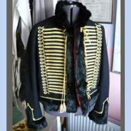 Buy New Black Pelisse 15th Hussars Officers Wool Men Tunic Jacket - Hussar Jackets