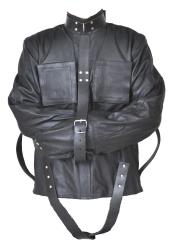 Buy Real Leather Heavy Duty Straight Jacket Straight Jacket - Hussar ...