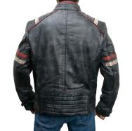 Buy Retro Brown Motorcycle Jacket For Mens - Hussar Jackets