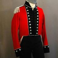 Buy New Mens Red British Officer Historical Military Jacket - Hussar ...