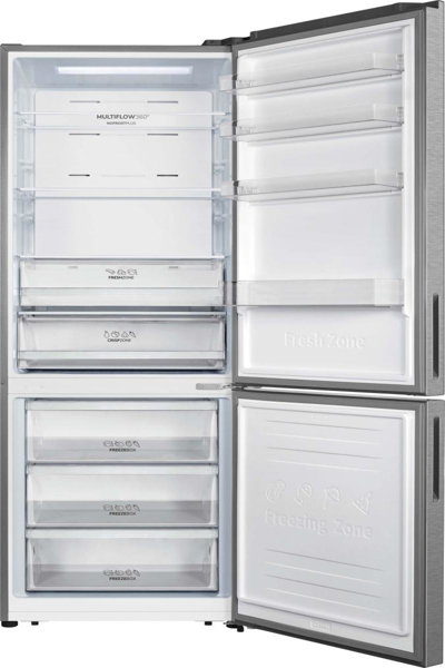 Buy Gorenje NRK720EAXL4 Fridge-Freezer Freestanding E Grey