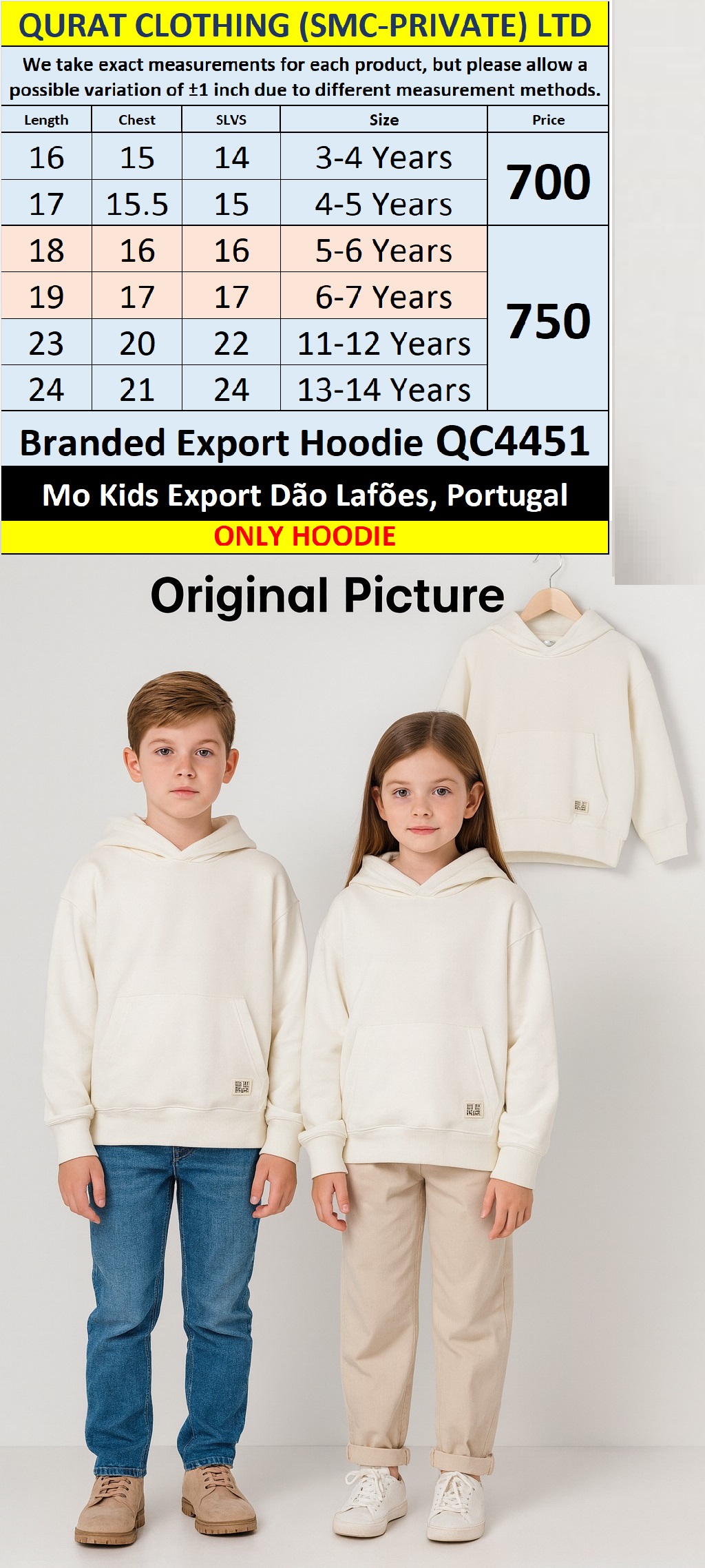 Buy MO Clothing Brand Hoodie Export Dão Lafões, Portugal - QC4451 | QC ...