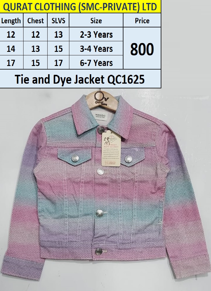 Buy Tie & Dye Jacket QC1625 | QC - Qurat Clothing (SMC-Private) Limited