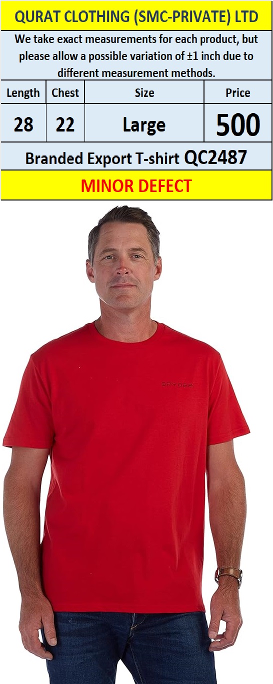 Buy Branded Export T-shirt QC2487 (Minor Defected) | QC - Qurat ...