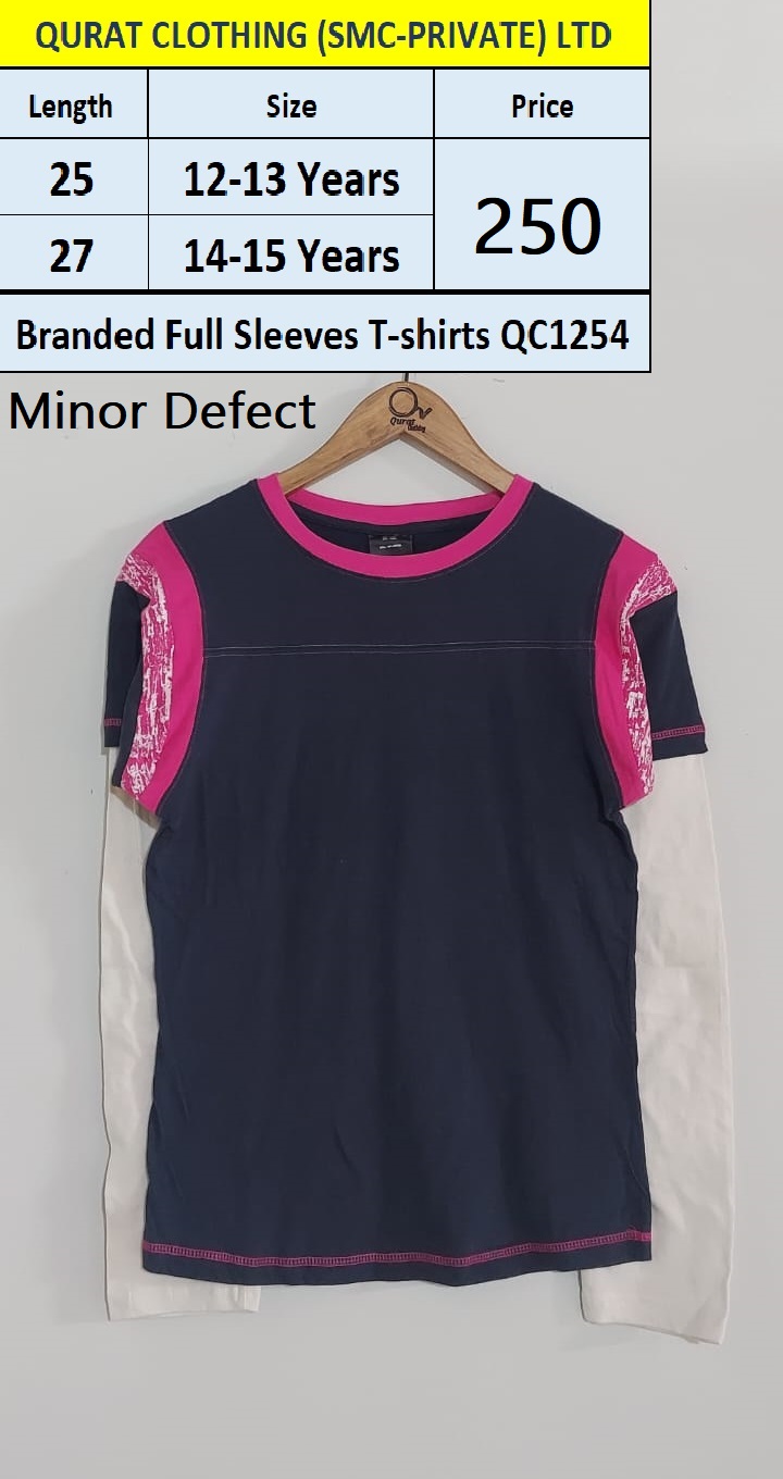 Buy Branded Full Sleeves T-shirts QC1254 | QC - Qurat Clothing (SMC ...