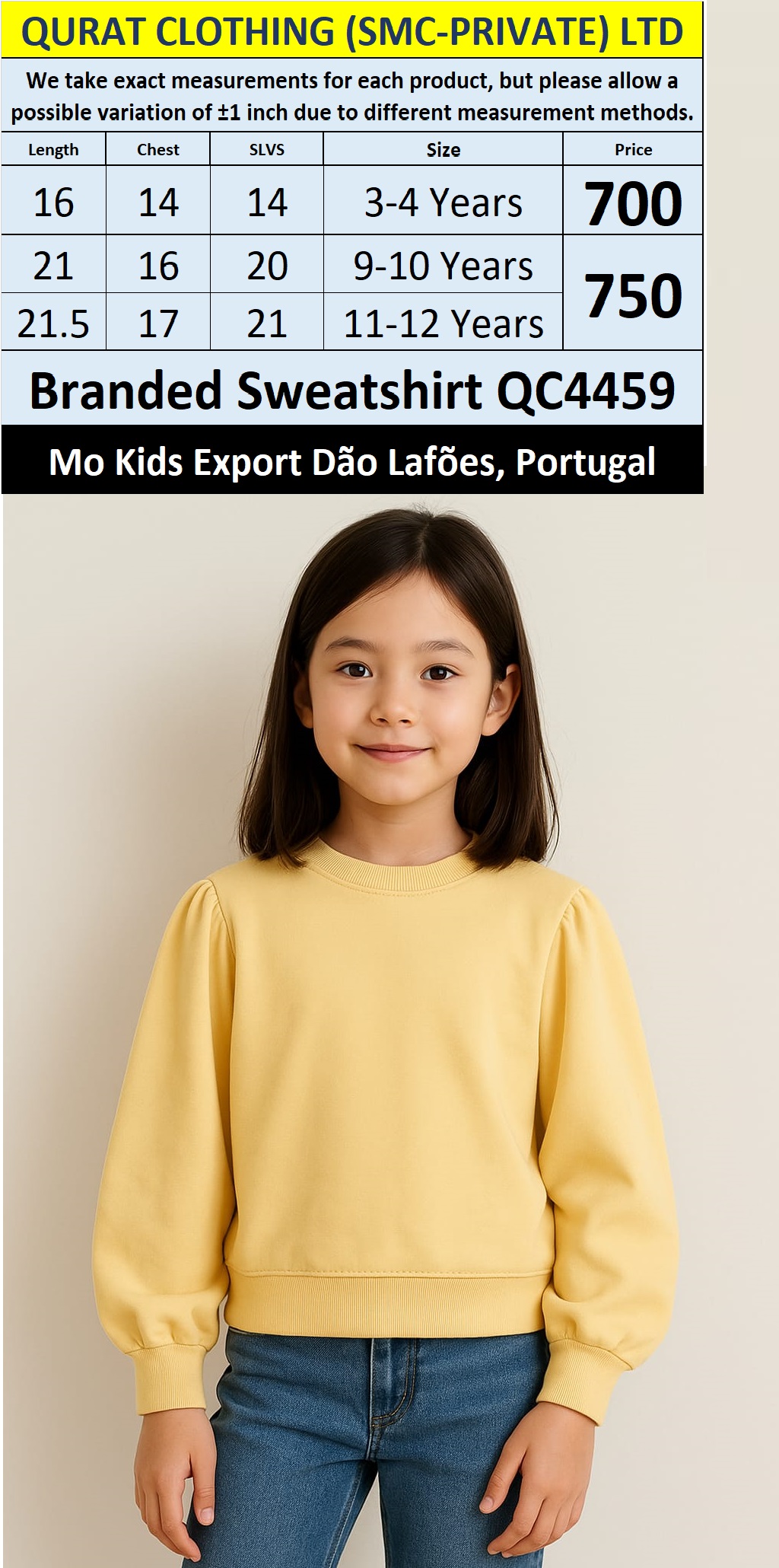 Buy MO Clothing Brand Sweatshirt Export Dão Lafões, Portugal - QC4459 ...