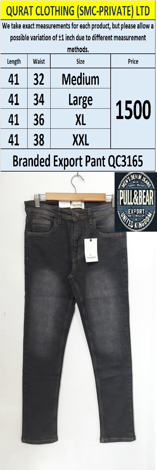 Buy Branded Export Pants QC3165 | QC - Qurat Clothing (SMC-Private) Limited