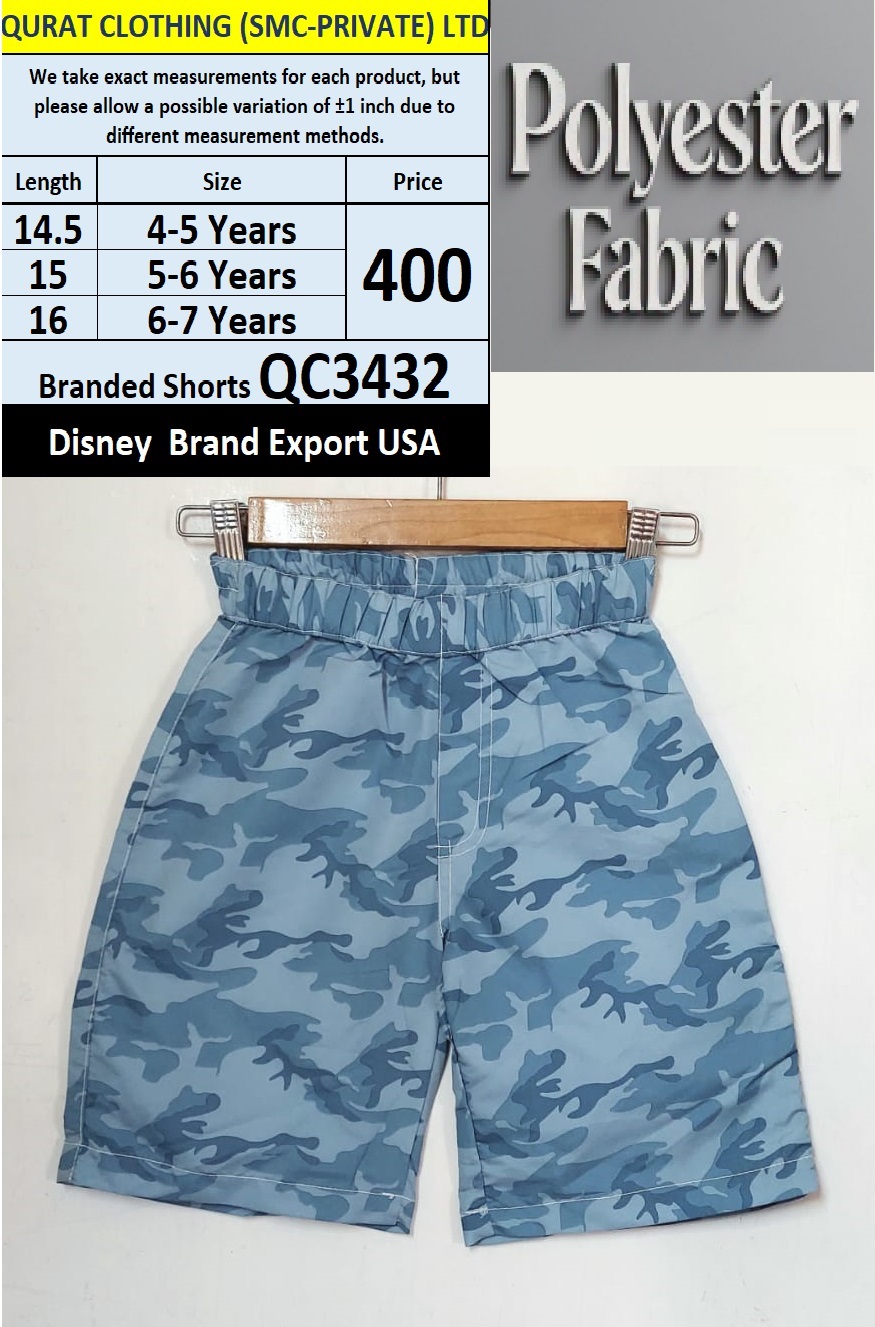 Buy Disney Brand Shorts QC3432 Export USA | QC - Qurat Clothing (SMC ...