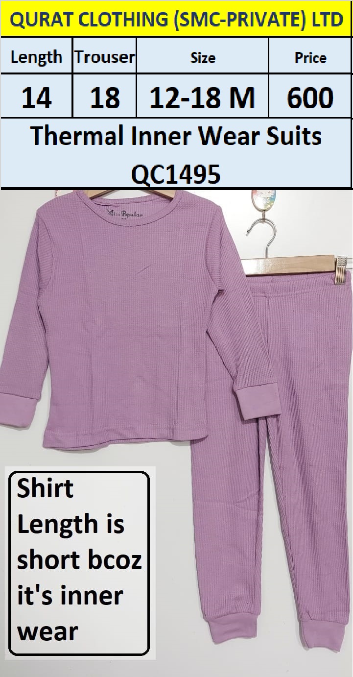 Buy Purple Thermal Inner Wear Suits QC1495 | QC - Qurat Clothing (SMC ...