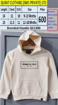 Buy Kenneth Cole Brand Hoodie QC1300 Export NY, City USA | QC - Qurat ...