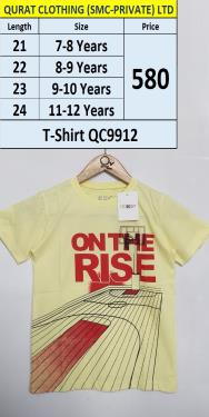 Buy EFG Brand ON THE RISE T-Shirt QC9912 | QC - Qurat Clothing (SMC ...