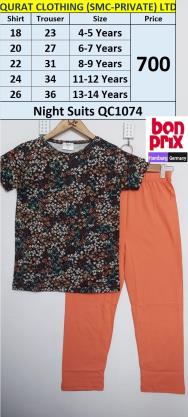 Buy BPC Brand Night Suit QC1074 | QC - Qurat Clothing (SMC-Private) Limited