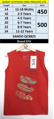 Buy EFG Brand RED Skate Boards SANDO QC9825 | QC - Qurat Clothing (SMC ...