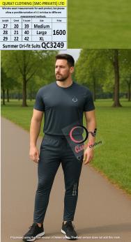 Buy Grey Dri fit Summer Suit QC3249 | QC - Qurat Clothing (SMC-Private ...