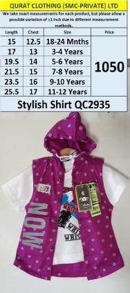 Buy Stylish Double Shirt QC2935 | QC - Qurat Clothing (SMC-Private) Limited