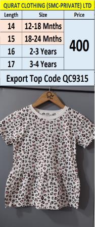 Buy Export Top Code QC9315 | QC - Qurat Clothing (SMC-Private) Limited