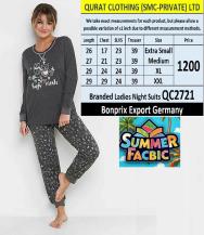 Buy Bonprix BPC Brand Summer Ladies Night Suits QC2721 Export Germany ...