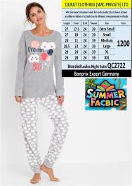 Buy Bonprix BPC Brand Summer Ladies Night Suits QC2722 Export Germany ...