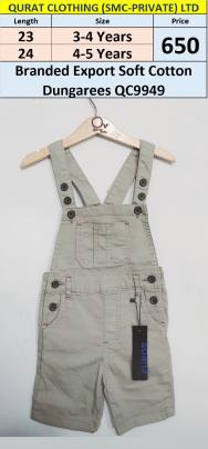 Buy Unisex Branded Export Soft Cotton Dungaree / Romper QC9949 | QC ...