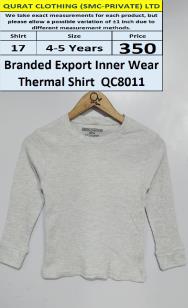 Buy Branded Export Thermal Shirt QC8011 | QC - Qurat Clothing (SMC ...