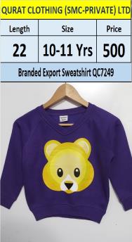 Buy Branded Export Sweatshirt QC7249 | QC - Qurat Clothing (SMC-Private ...