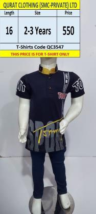 Buy T-Shirt Code QC3547 | QC - Qurat Clothing (SMC-Private) Limited