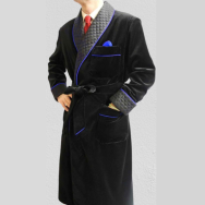 Betabrand Reversible Smoking Jacket | Dual-Style Luxury - Smoking Jackets